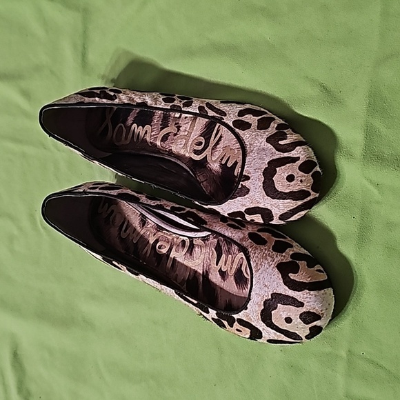 Sam Edelman | Shoes | Sam Edelman Leopard Flats Ballet Shoes Sz 7 ...